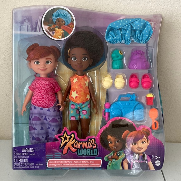 Mattel | Toys | Mattel Karma World Doll Set With Colorful Outfits ...